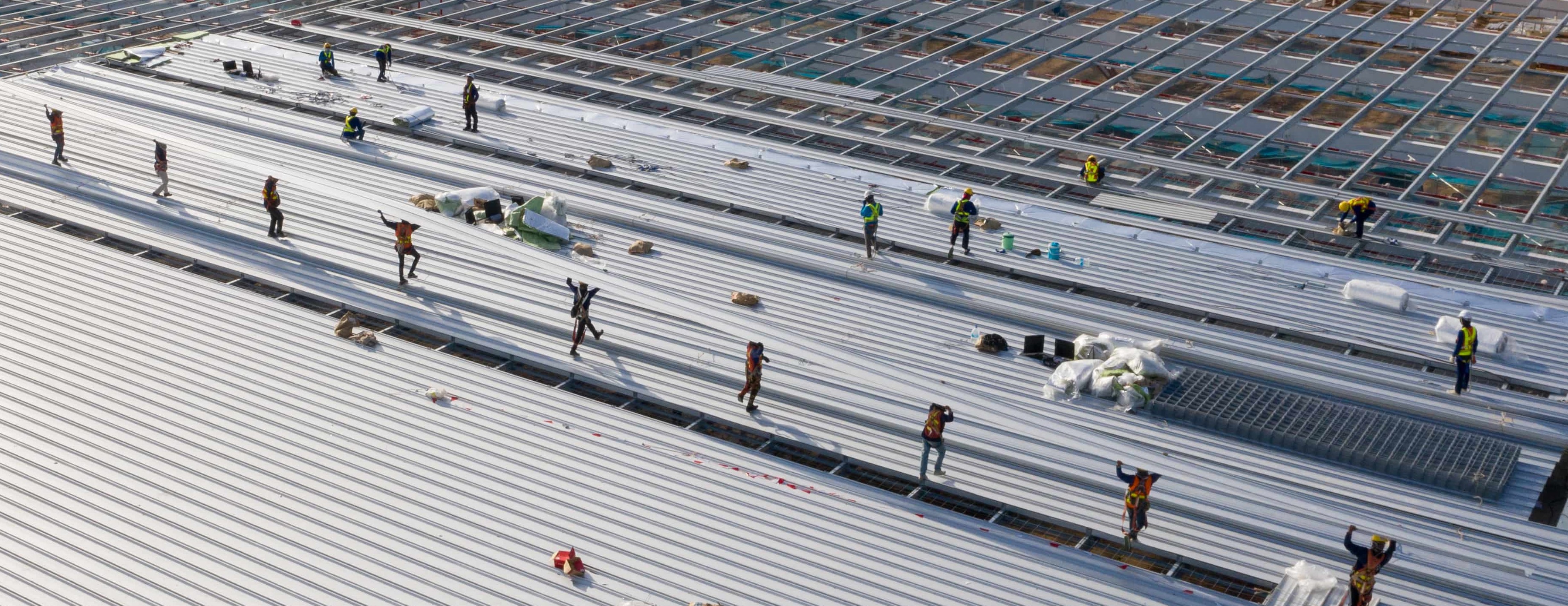 Standing Seam Commercial and Industrial Roofs | Command Roofing